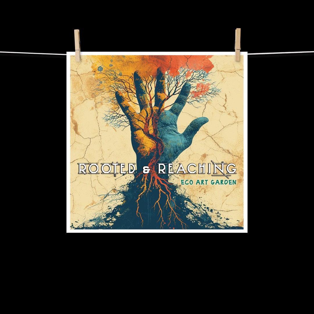 Rooted & Reaching Poster - Etsy