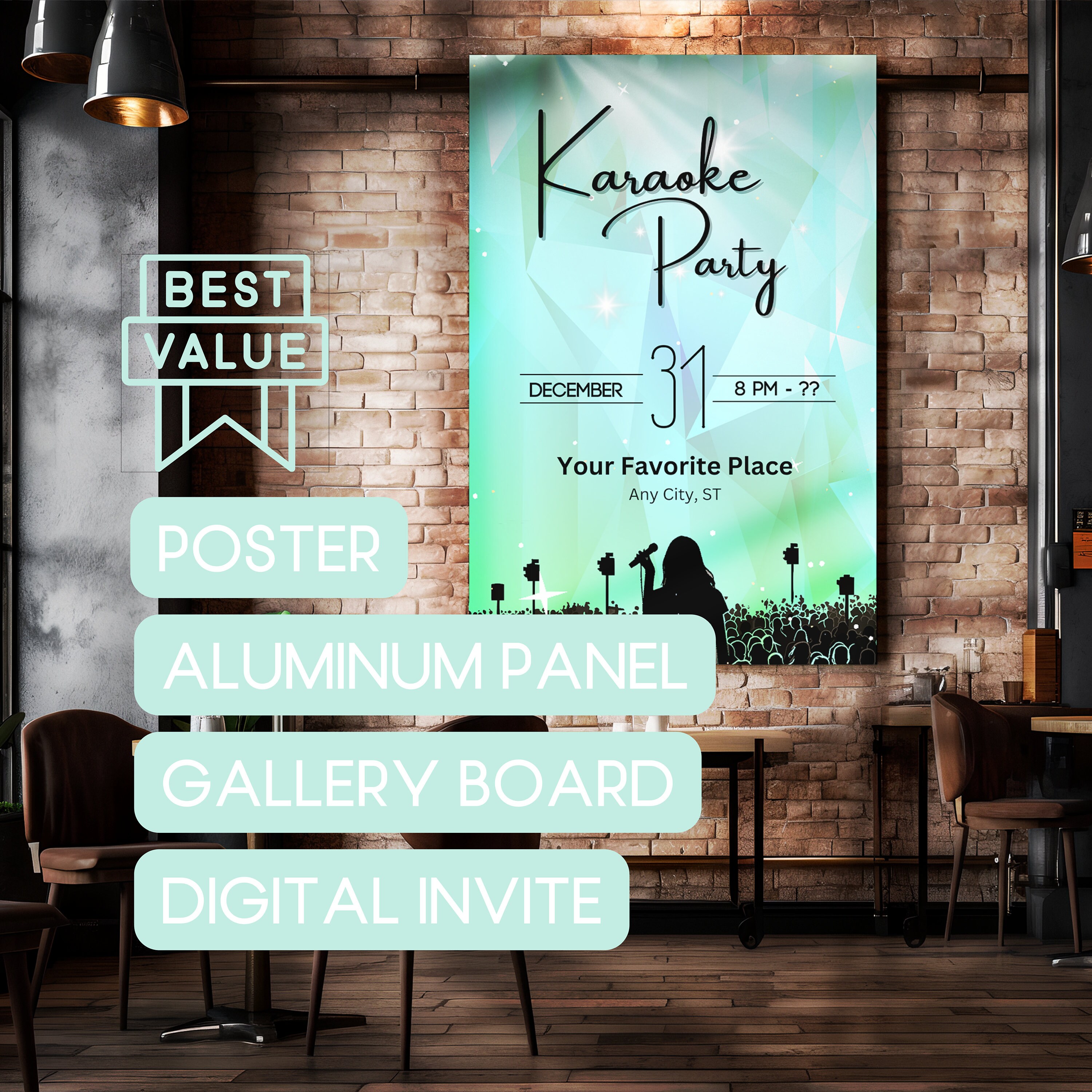 Personalized Karaoke Sign Karoke Zone Sign Karaoke Night Bar - Etsy