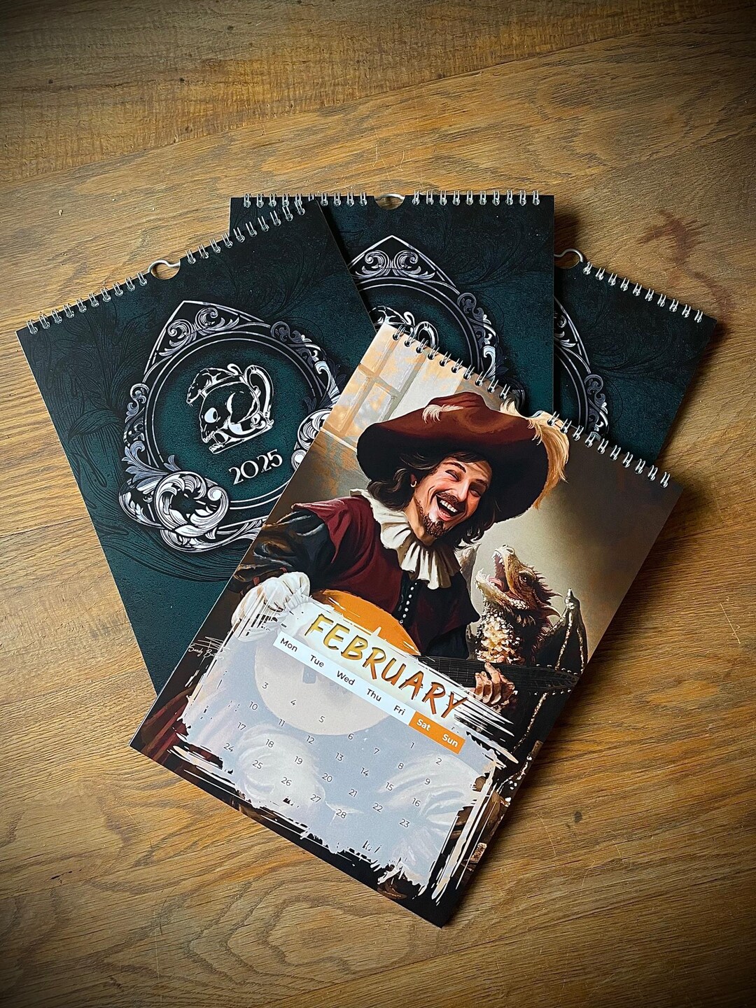 Fantasy Art Calendar 2025, Monthly Illustrated Planner to Hang on the ...