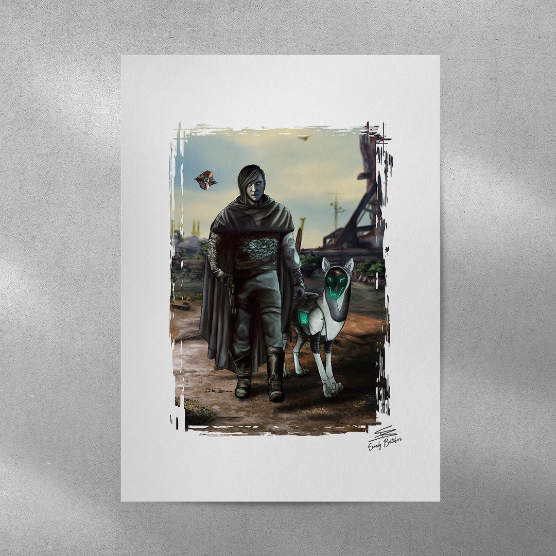 Destiny 2 Crow; Beyond Cosmodrome: Giclée Art Print, Games Poster ...