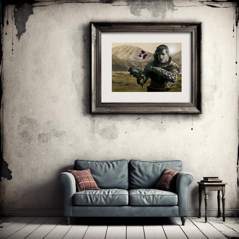 Destiny 2 Crow; Gunslinger Crow: Giclée Art Print, Games Poster ...