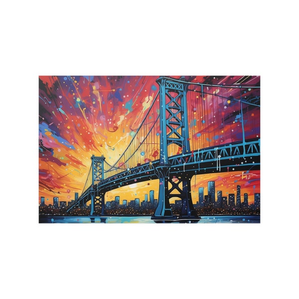 Ambassador Bridge Art - Etsy