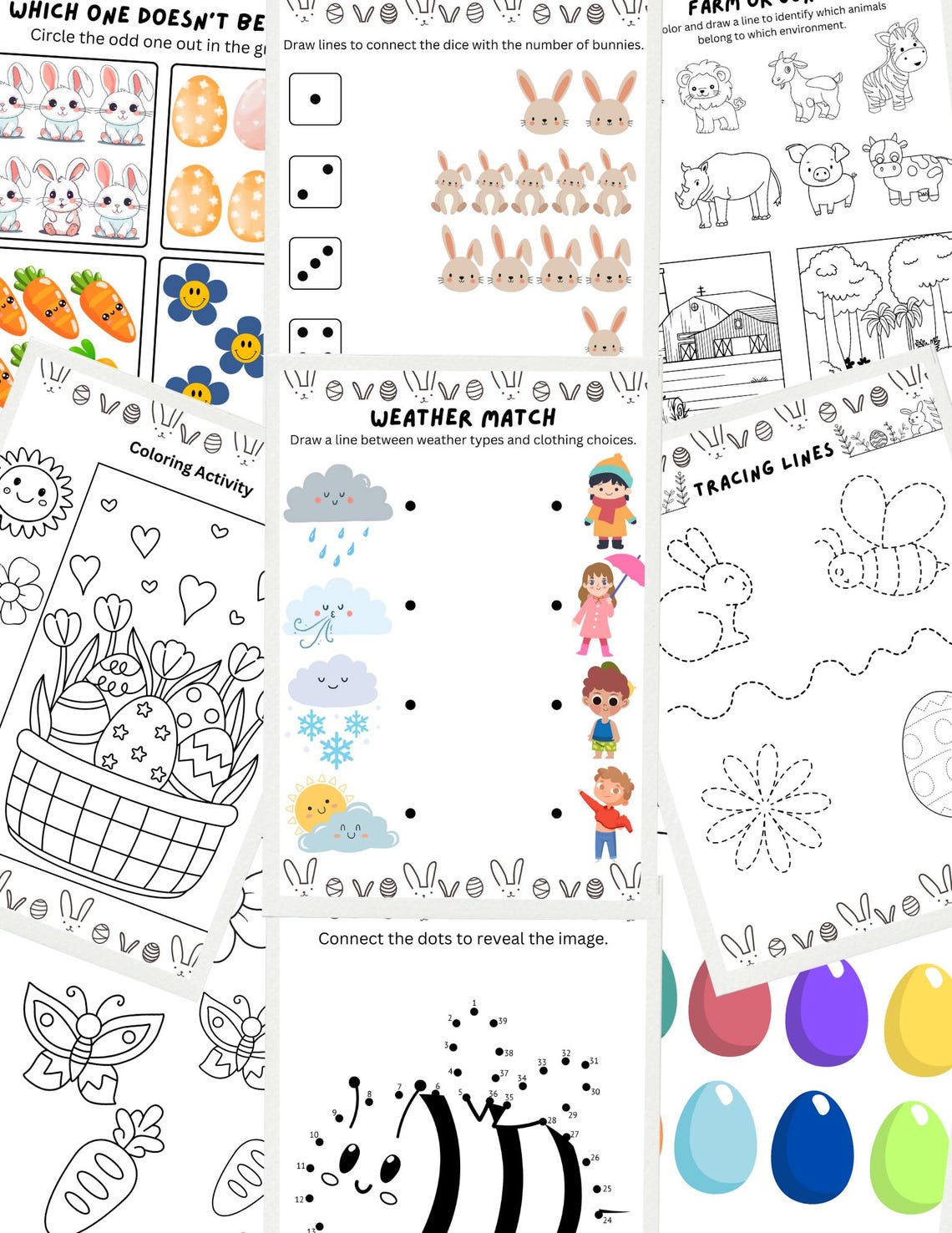Spring Busy Book for Toddlers – Printable Toddler Activity Book ...