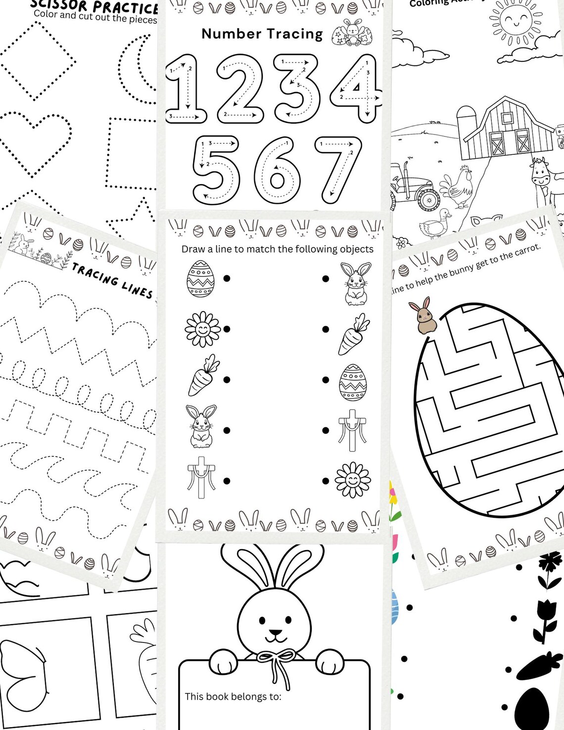 Spring Busy Book for Toddlers – Printable Toddler Activity Book ...