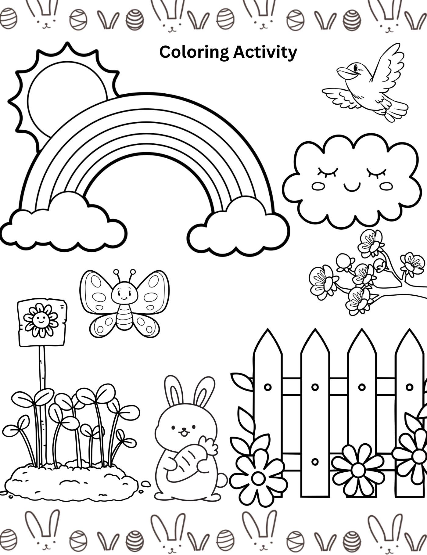 Spring Busy Book for Toddlers – Printable Toddler Activity Book ...