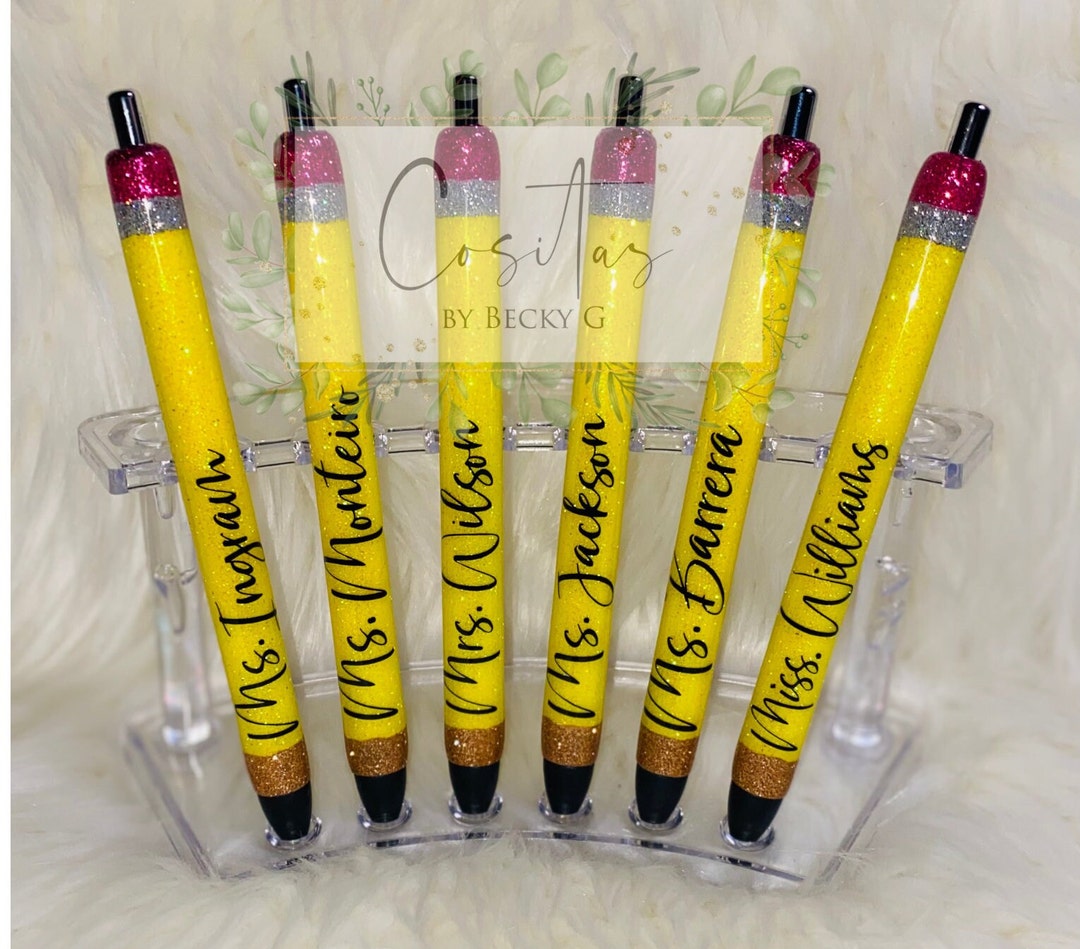 Glitter Pencil Epoxy Pen - Etsy