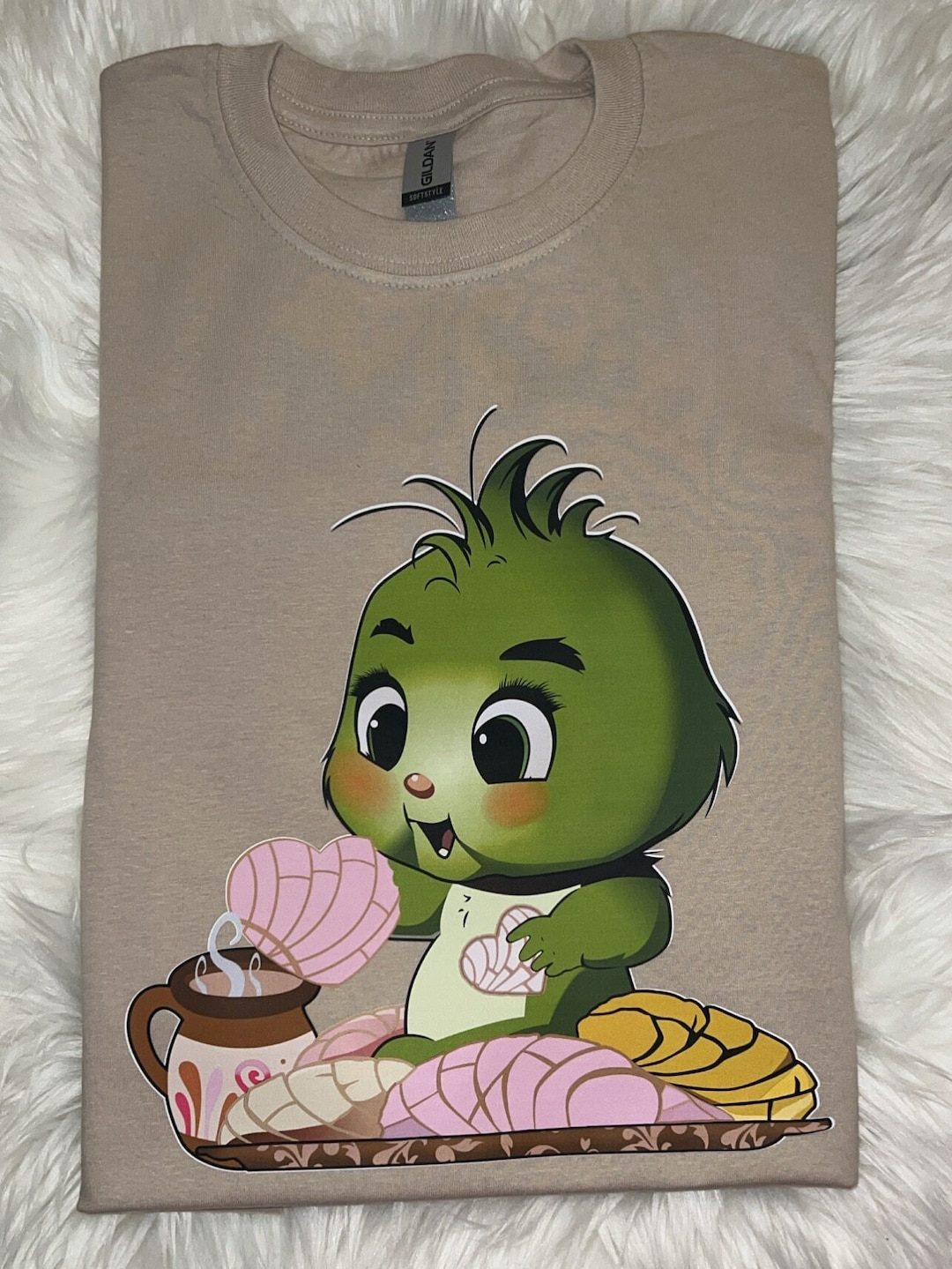 Baby Grinchy Cafecito Y Chisme Cute Tshirt - Etsy