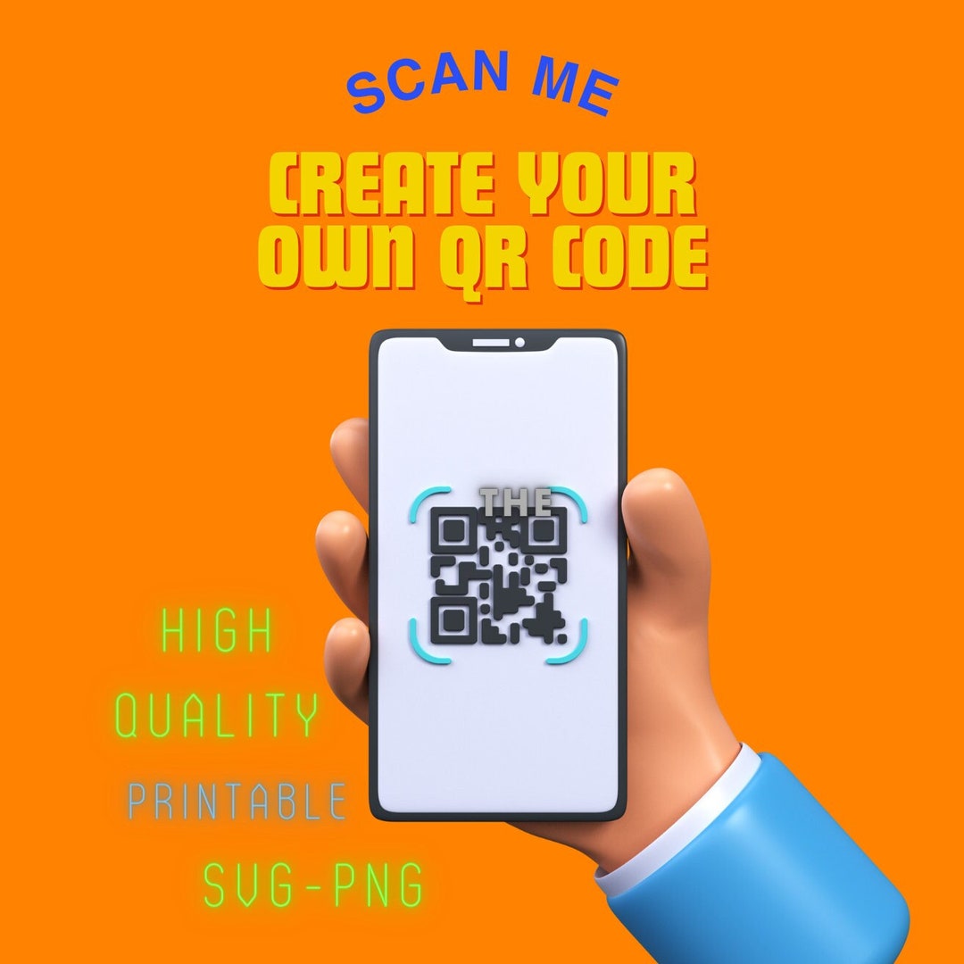 Custom QR Code Stickers Scannable Stickers Personalized QR Code ...