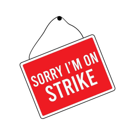 On Strike Clipart