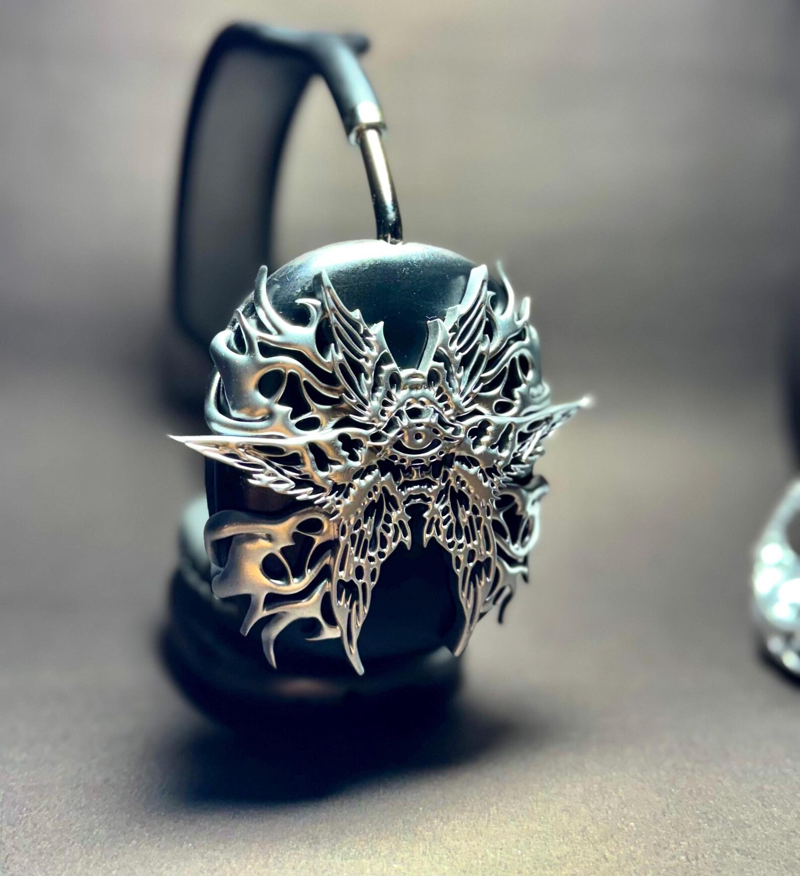 Airpods Max Covers — Seraphim Angel Wings Chrome | Sculptural Metallic ...