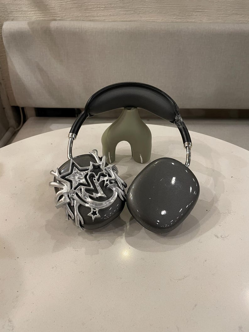 Airpods Max star Illustration Accessory Chrome Design Attachment for ...