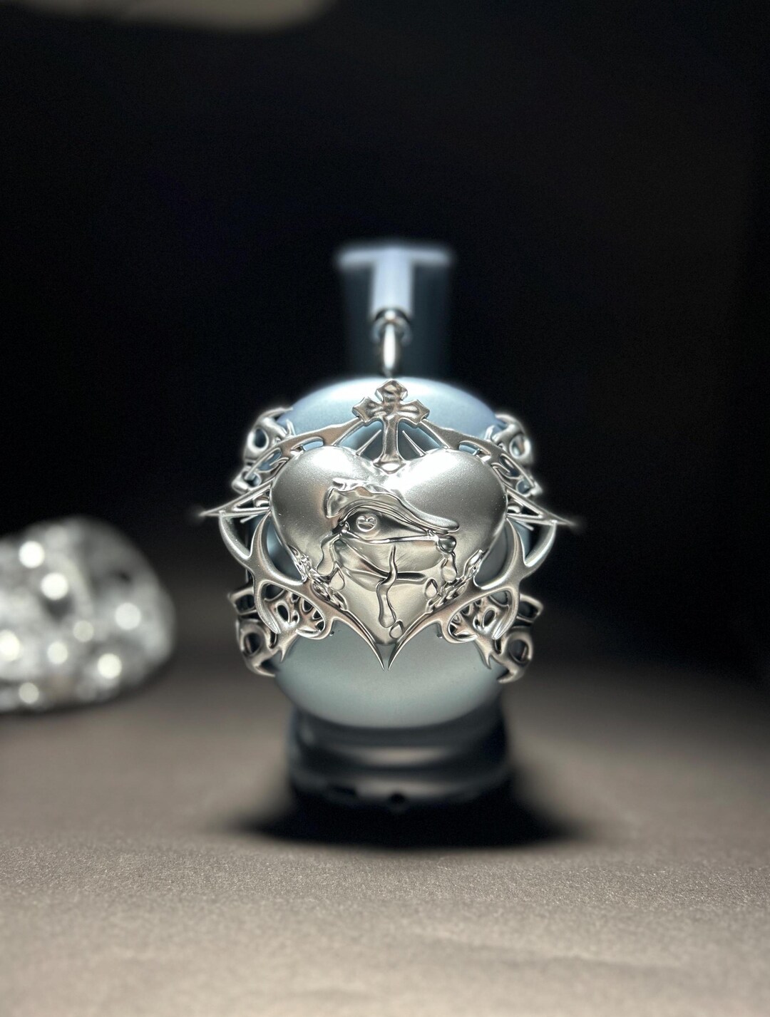 Airpods Max “crying Heart” Accessory- Chrome Design Attachment for ...