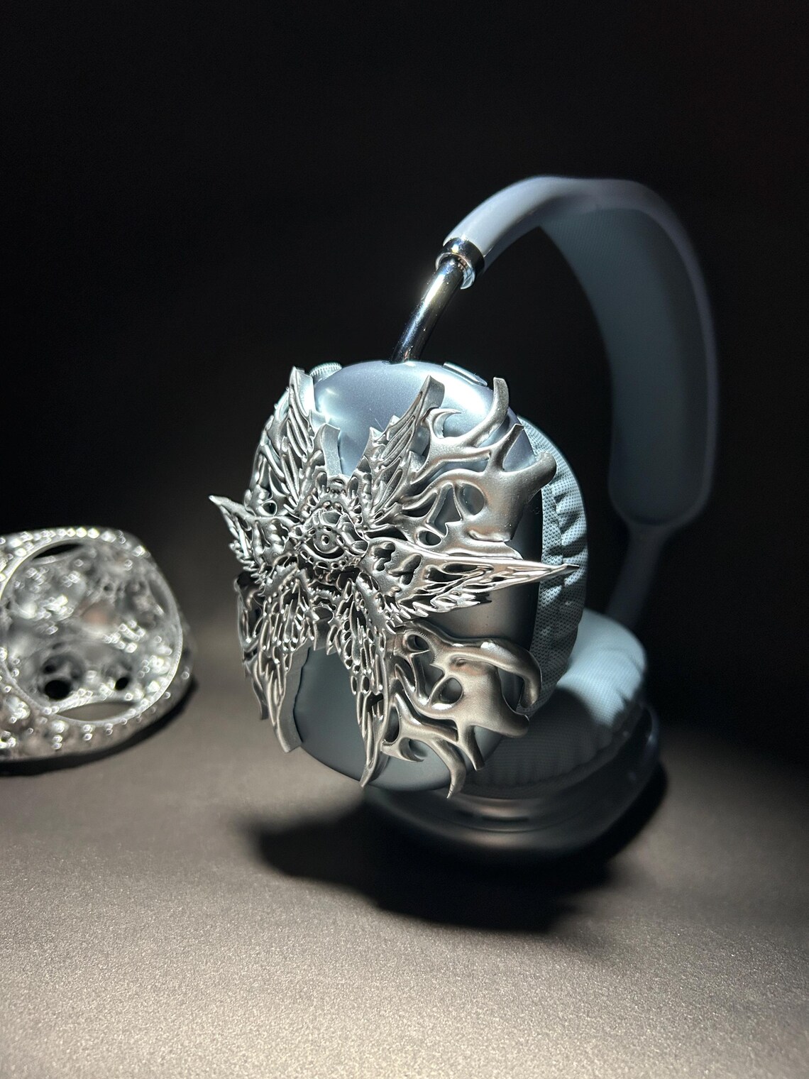 Airpods Max Covers — Seraphim Angel Wings Chrome | Sculptural Metallic ...