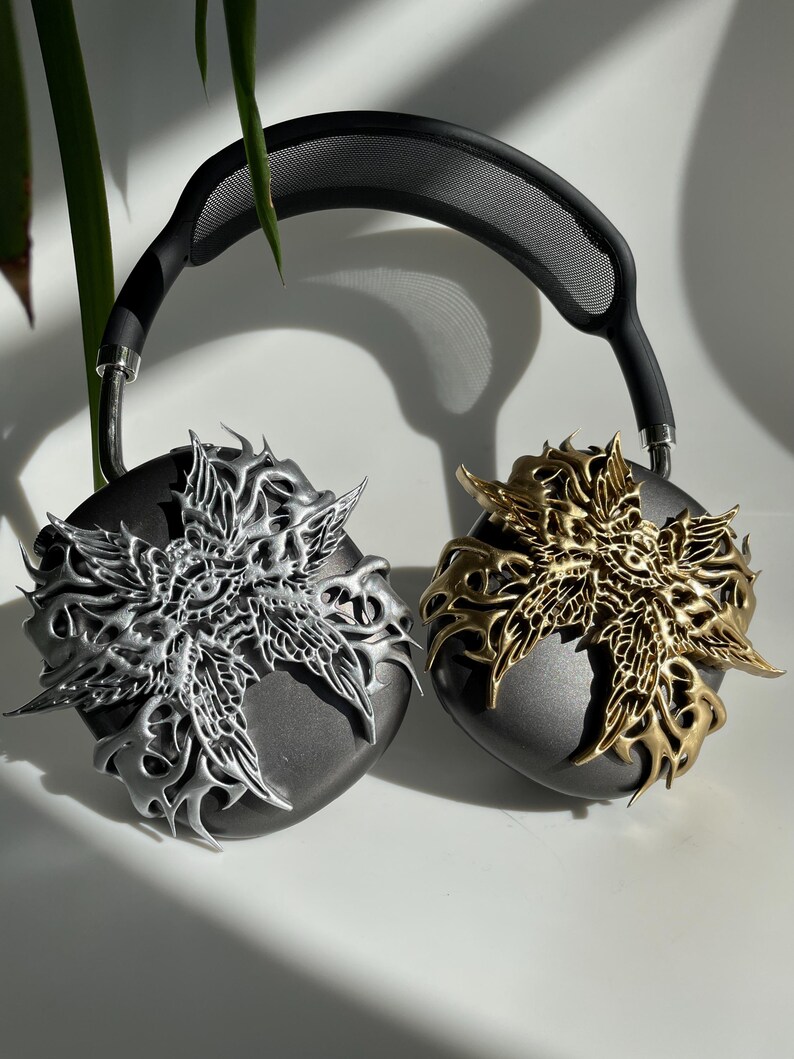 Airpods Max seraphim Angel Wings Chrome Accessory Attachment for Apple ...