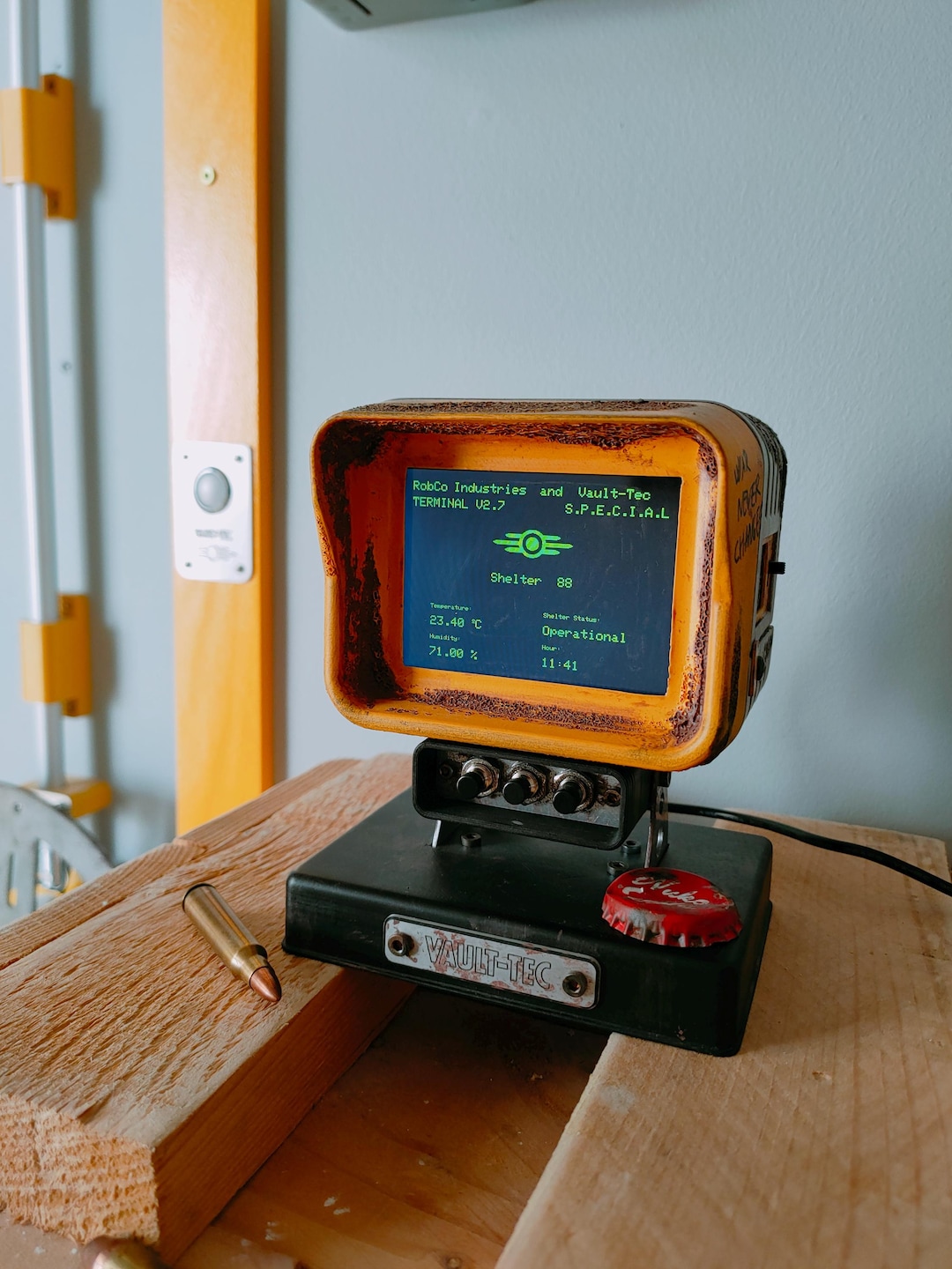 Fallout Terminal robco Inspired by Vault 88 3.5 LCD Screen Functional ...