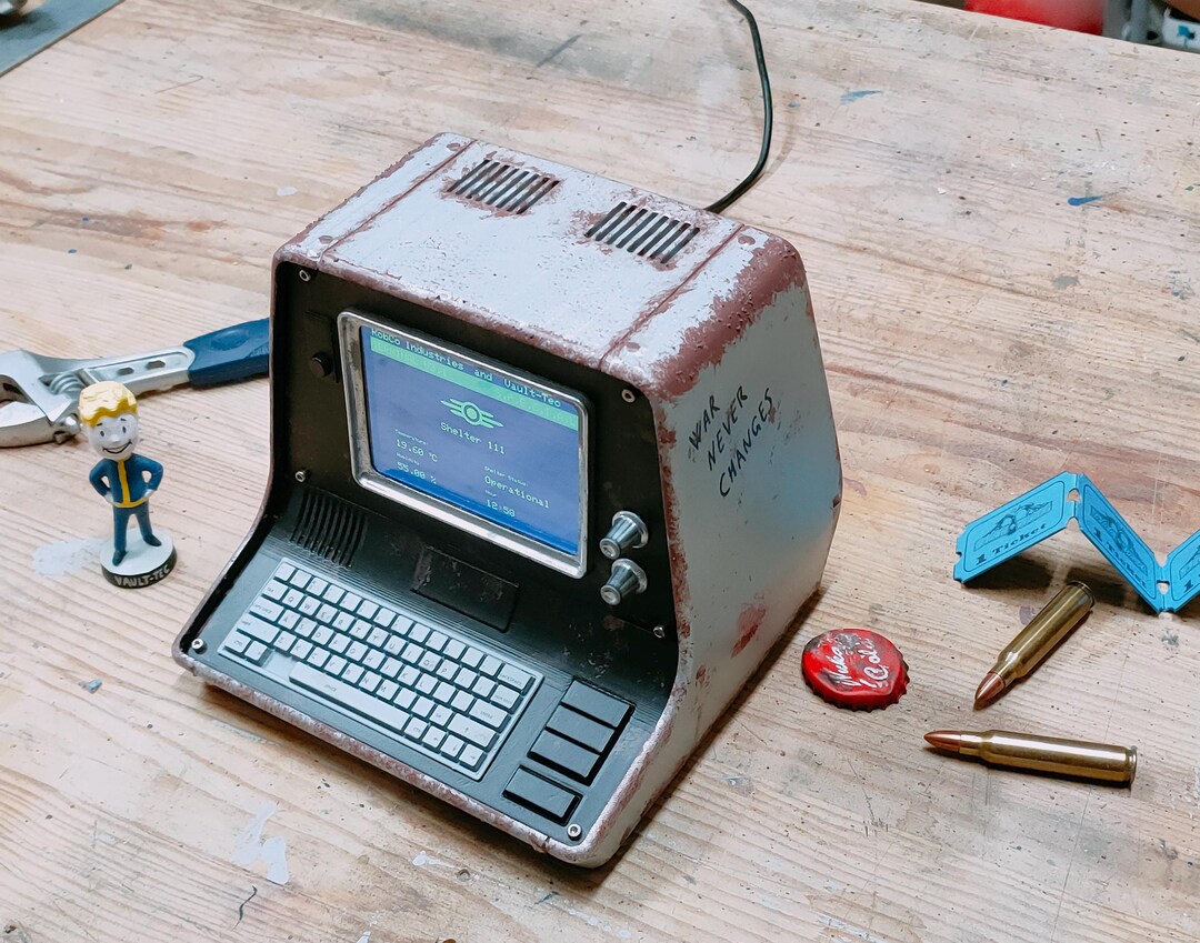 Fallout Terminal robco Inspired by Vault 111 3.5 LCD Screen Functional ...
