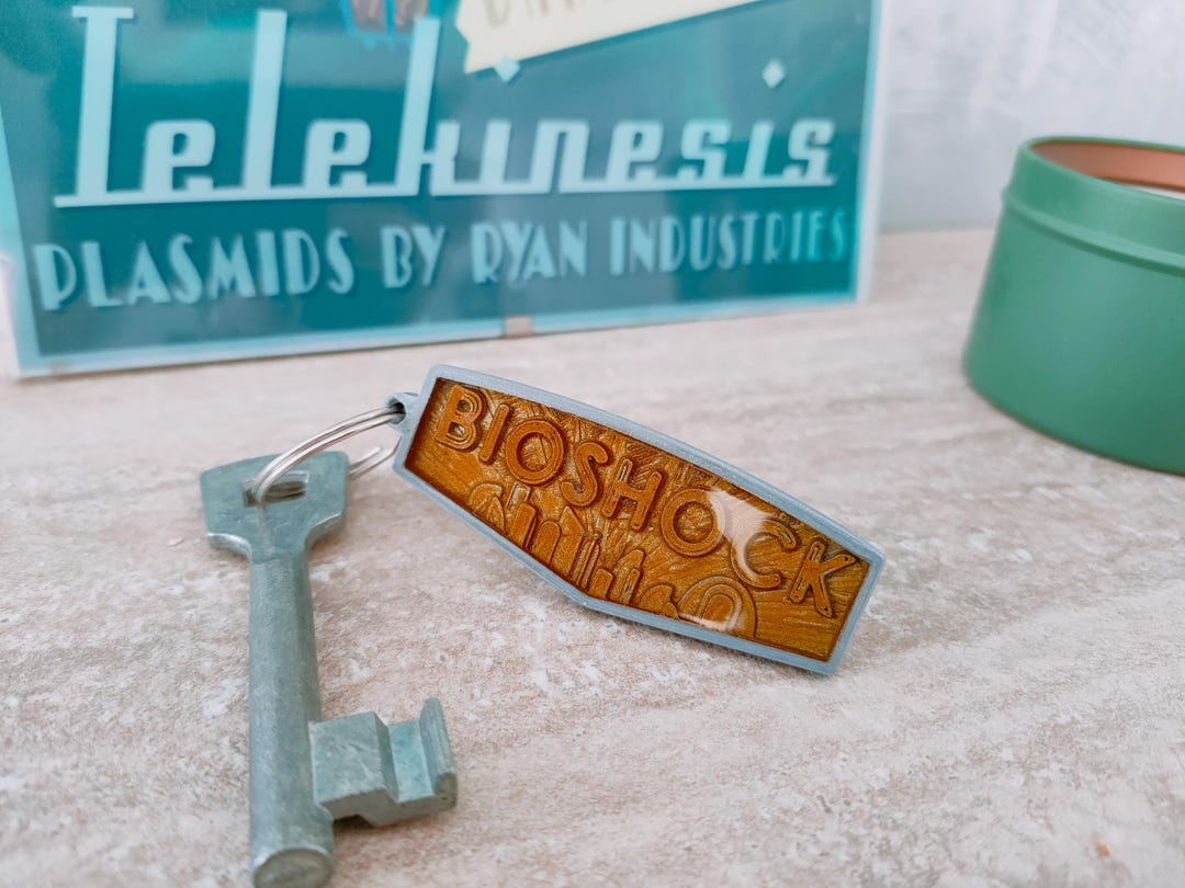 Bioshock Game Inspired Keychain Resin, Print & Paint - Etsy