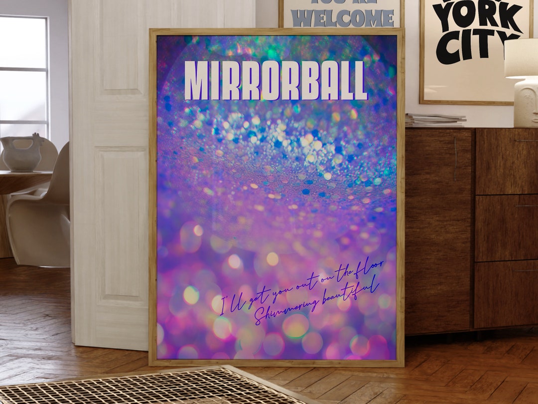 Mirrorball Art, Swift Art, Folklore Art, Digital Prints, Retro Trendy ...