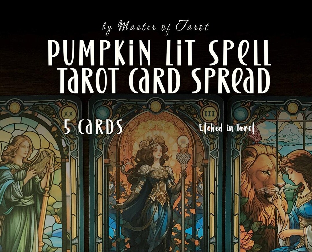 Medium Psychic Reading: Pumpkin Lit Spell, Fall Equinox Tarot Reader ...