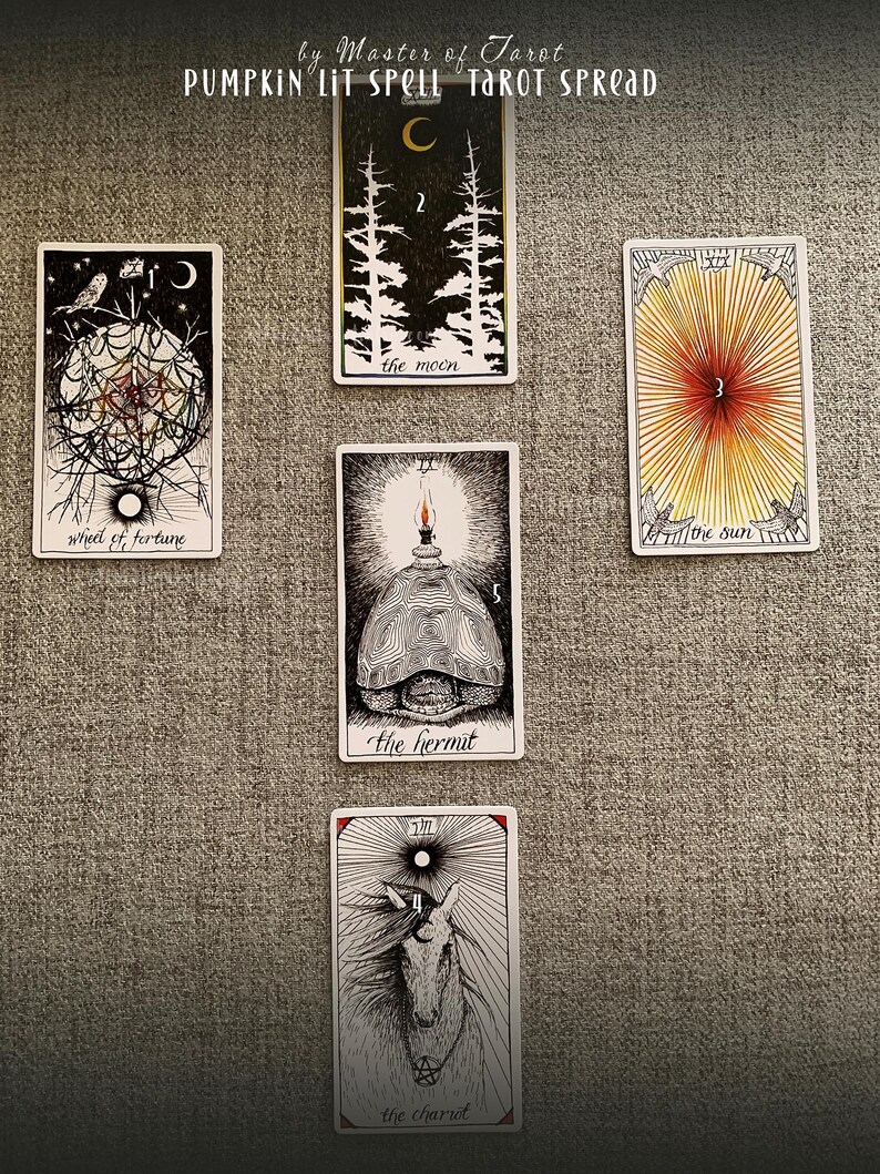 Medium Psychic Reading: Pumpkin Lit Spell, Fall Equinox Tarot Reader ...