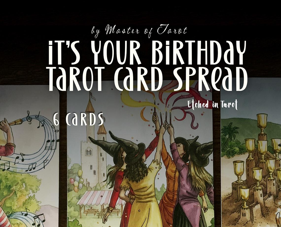 Happy Birthday Reading, Tarot Spread, Self-gift Reading, Psychic ...