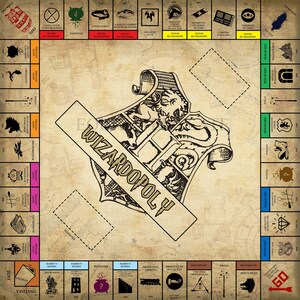 Wizardopoly | Custom Monopoly | HP Monopoly | Digital Download | Ready ...