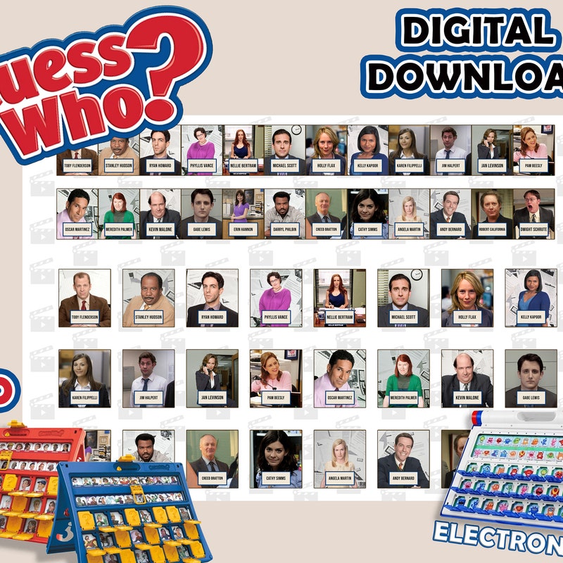 Guess Who Cards - Etsy