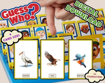 One Day at a Time Guess Who 2.0 Printable Insert Cards - Etsy