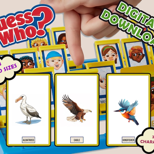 Guess Who Template - Etsy