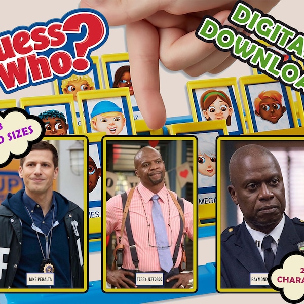 GILMORE GIRLS Guess Who 2.0 Printable Insert Cards Digital Download ...