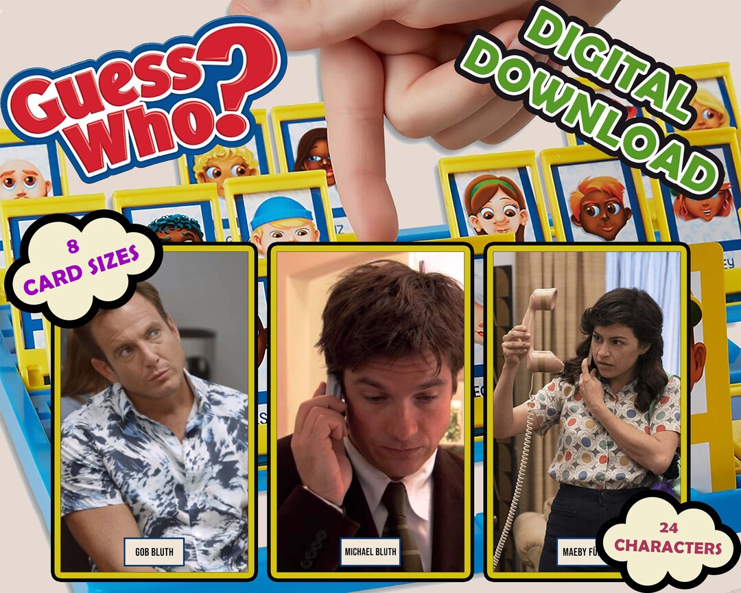 Arrested Development - Printable Guess Who? | Print at Home | Digital ...