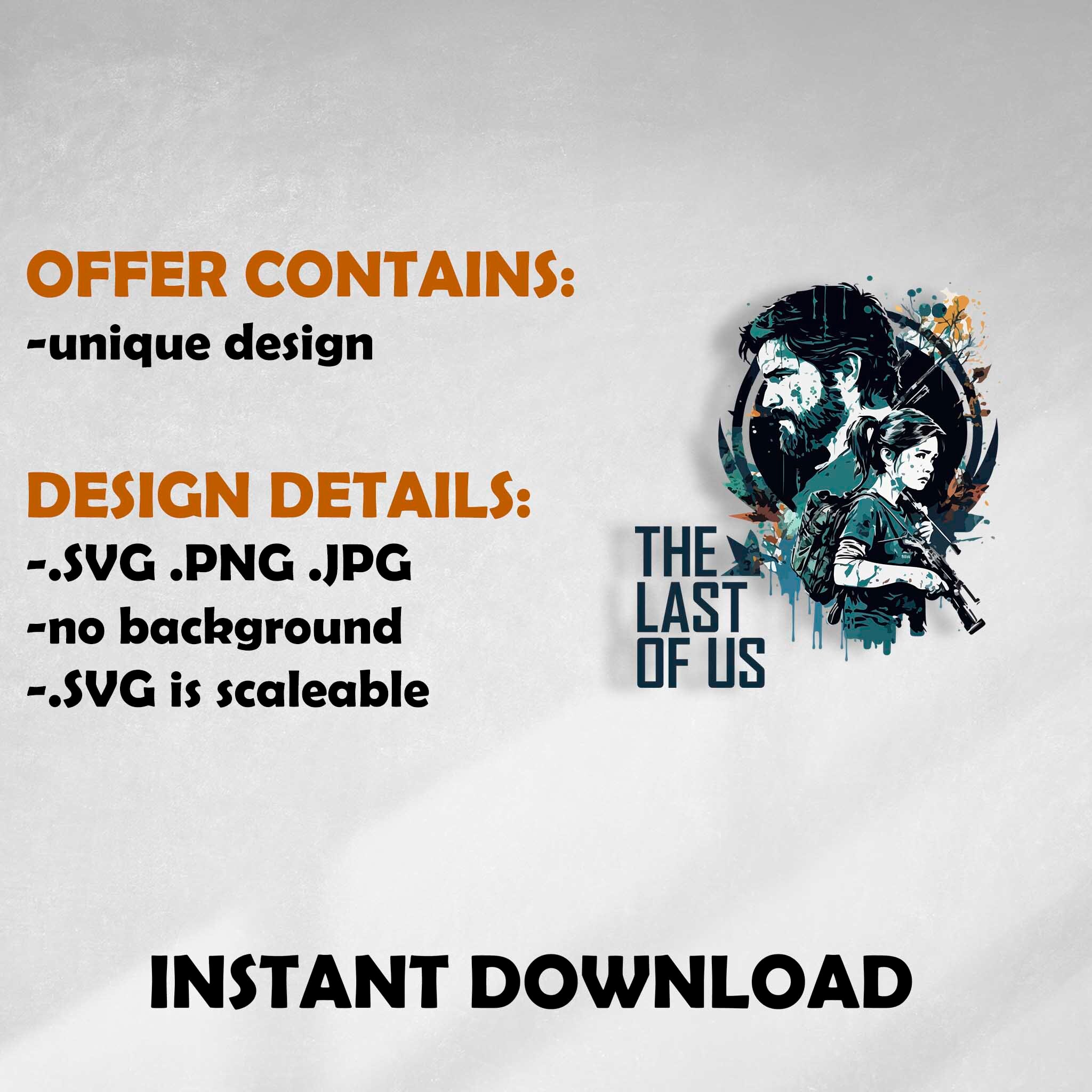 The Last of Us SVG Sticker Printable Playstation Game - Etsy Canada