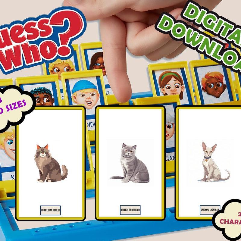 Guess Who Template - Etsy