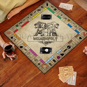 Wizardopoly | Custom Monopoly | HP Monopoly | Digital Download | Ready ...