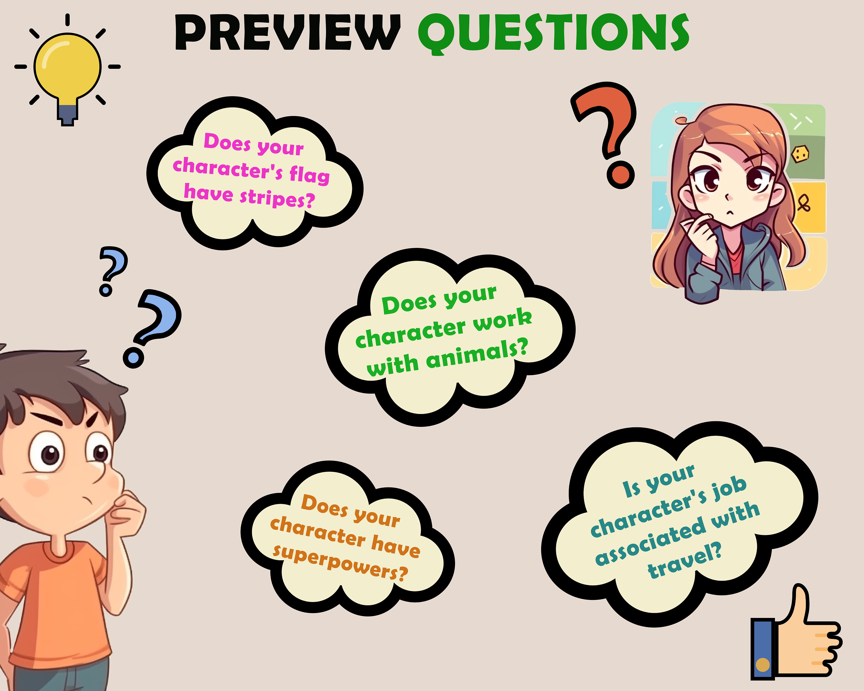 Anne With an E Printable Guess Who Print at Home Digital Download TV ...