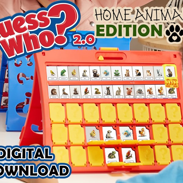 Guess Who Cards - Etsy