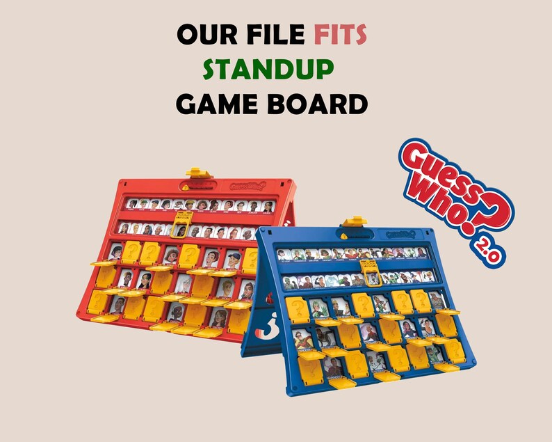 Dog Lovers V1 Guess Who 2.0 Printable Insert Cards - Etsy