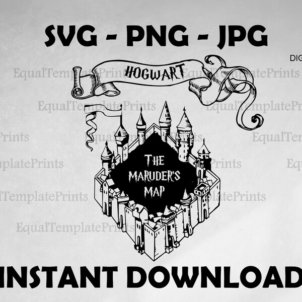Marauders Map Svg - Etsy