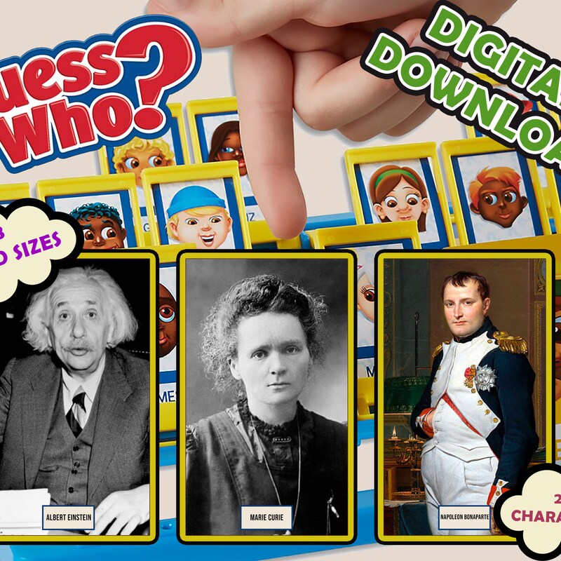 Guess Who Template - Etsy