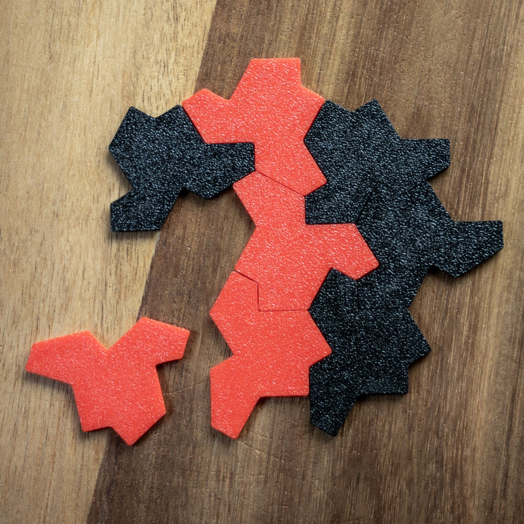 Einstein Tile Set of 24 Pcs, Tile Pattern, Hat Tile Set, Aperiodic ...