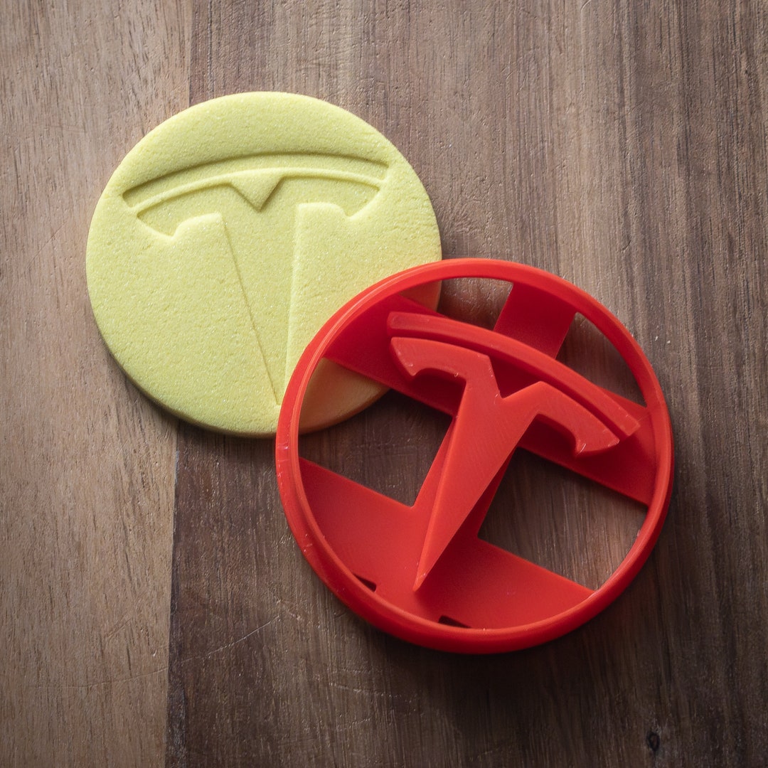 Cookie Cutter Tesla Logo - Etsy