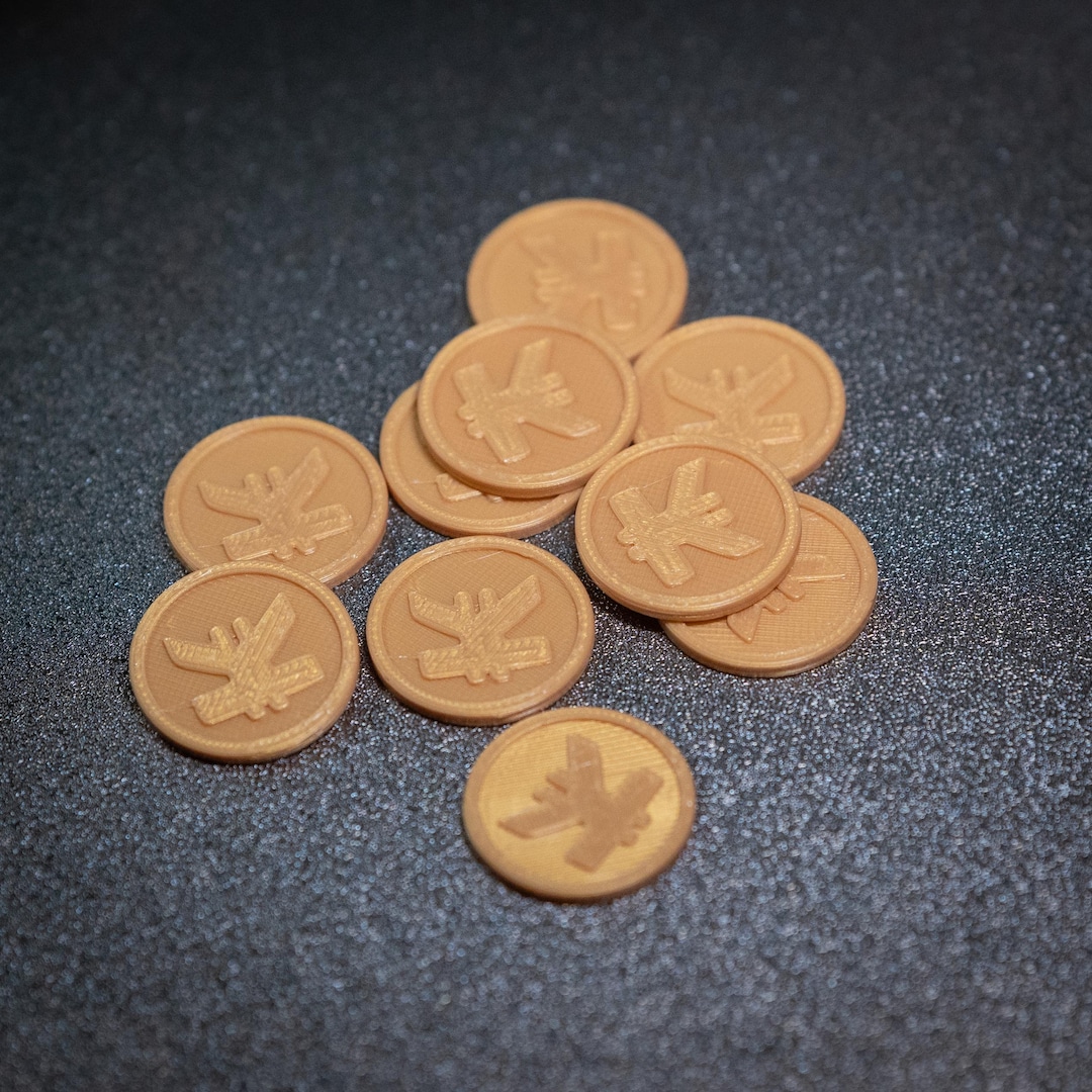 3D Printed Kamas Coin - Wakfu Dofus Universe - Etsy