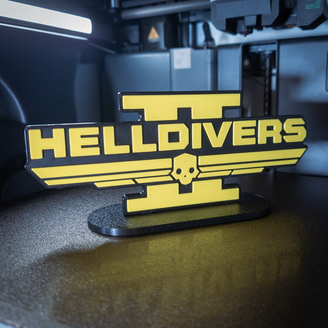 Helldivers 2 Game Logo Table Stand / Sign - Etsy