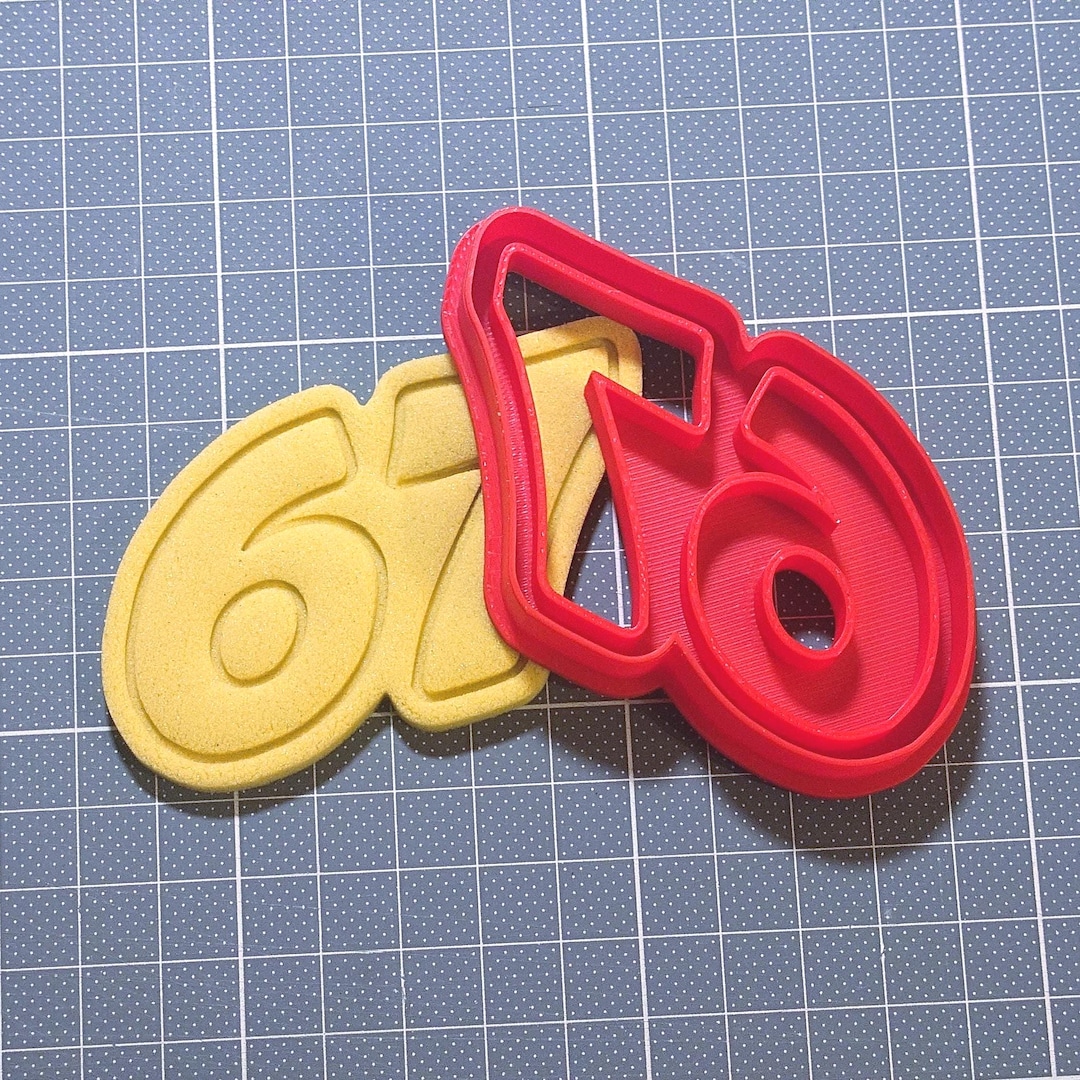 67 Cookie Cutter | Viral Six Seven Meme Embosser | Funny Teen Birthday ...