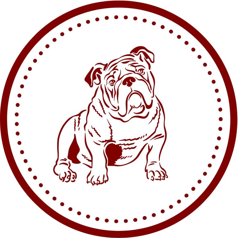 Bulldog Png/college Football Bulldog Sublimation File/bulldog Design ...