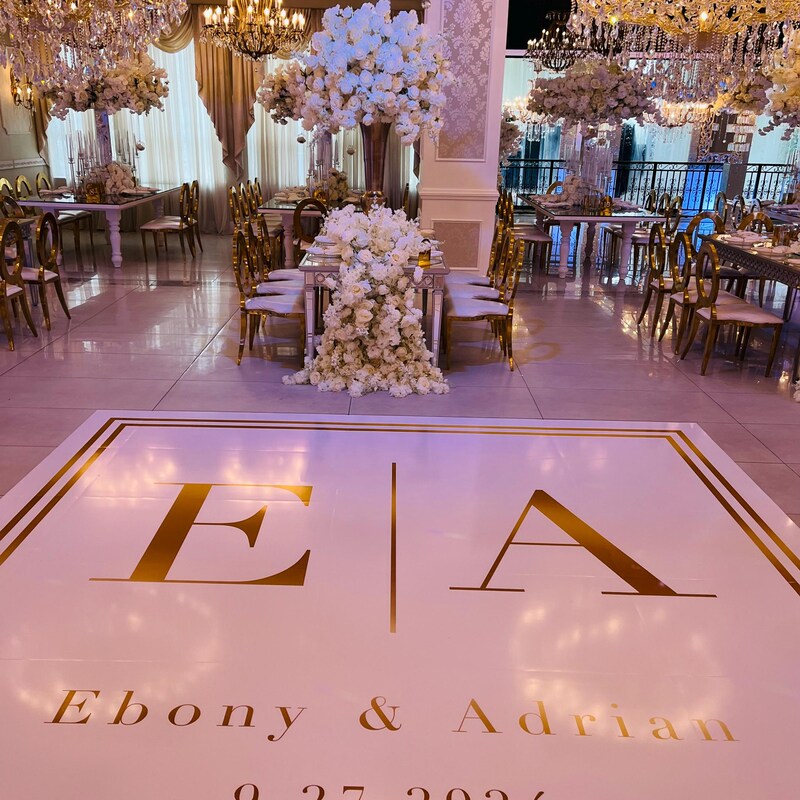 Dance Floor Monogram - Etsy