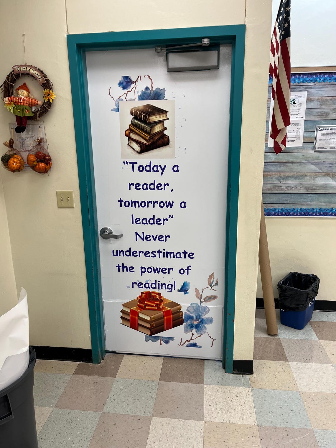 Vinyl Door Wrap, Home Decor, Classroom, Teachers Door Wrap, Printed ...