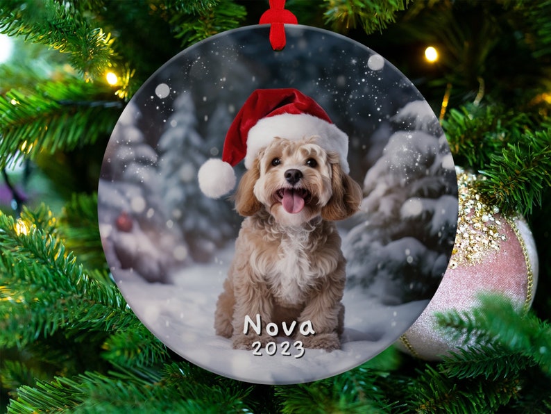 Personalized Cockapoo Christmas Ornament, Dog Memorial, Handmade - Etsy