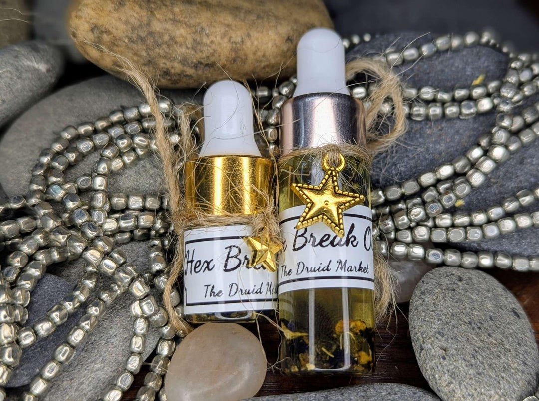 Hex Breaking Ritual Oil | Protection & Reversal Spell Blend | Blood ...