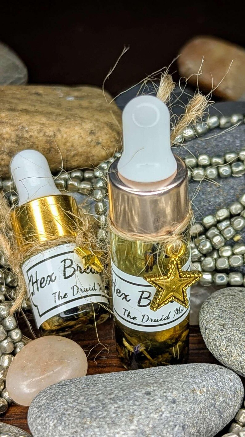 Hex Breaking Ritual Oil | Protection & Reversal Spell Blend | Blood Moon Charged | Conjure Oil ...